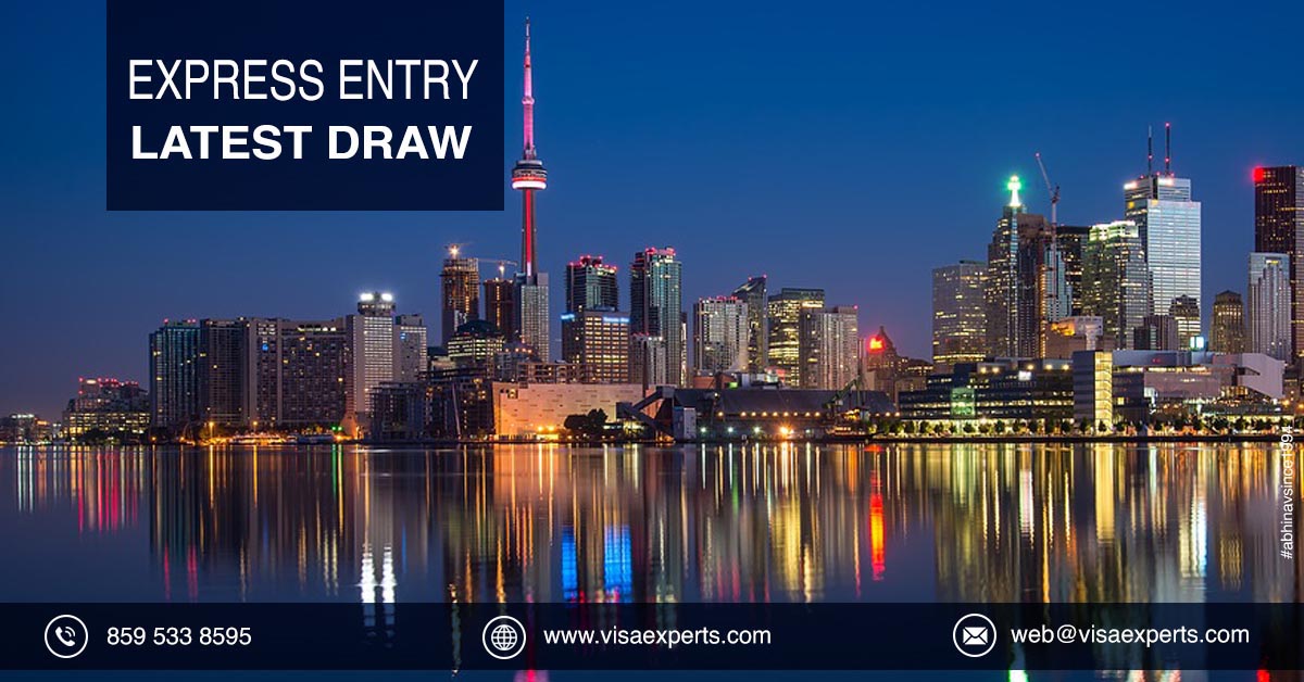 Canada Express Entry Latest draw | CRS Draw| Visaexperts
